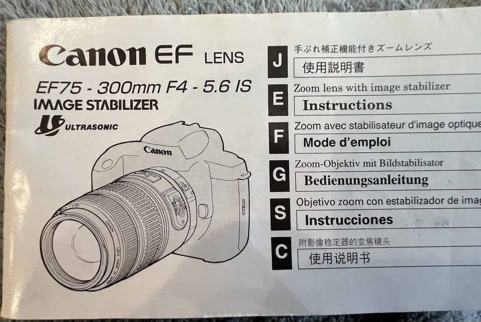 Canon EOS Rebel 300d Bundle Two Lens Incl. Canon 75-300mm Image ...