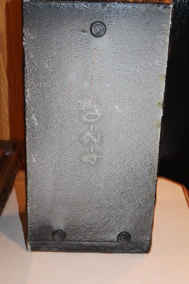 Vtg Wilbert Continental Salesman Sample Burial Vault Concrete Coffin ...