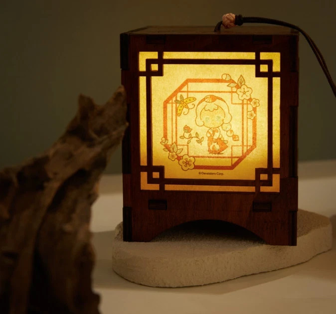 Handmade Korean Wooden LED Lantern Mood Light Hanok Decor Cookie Run | eBay