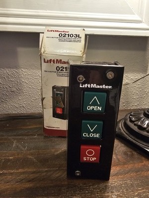 Genuine Liftmaster 02103L PBS 3-Button Indoor Surface Mount Station ...
