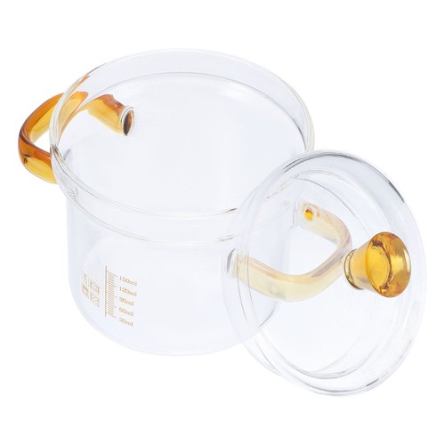 Transparent Glass Stew Pot Bird's Nest Soup Double-eared Bowl Pan ...