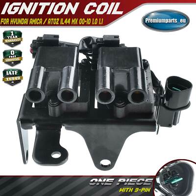 New Ignition Coil for Hyundai Amica / Atoz IL44 MX 2000-2010 1.0 1.1 ...