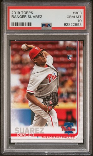 2019 TOPPS #303 RANGER SUAREZ ROOKIE RC PSA 10 | eBay