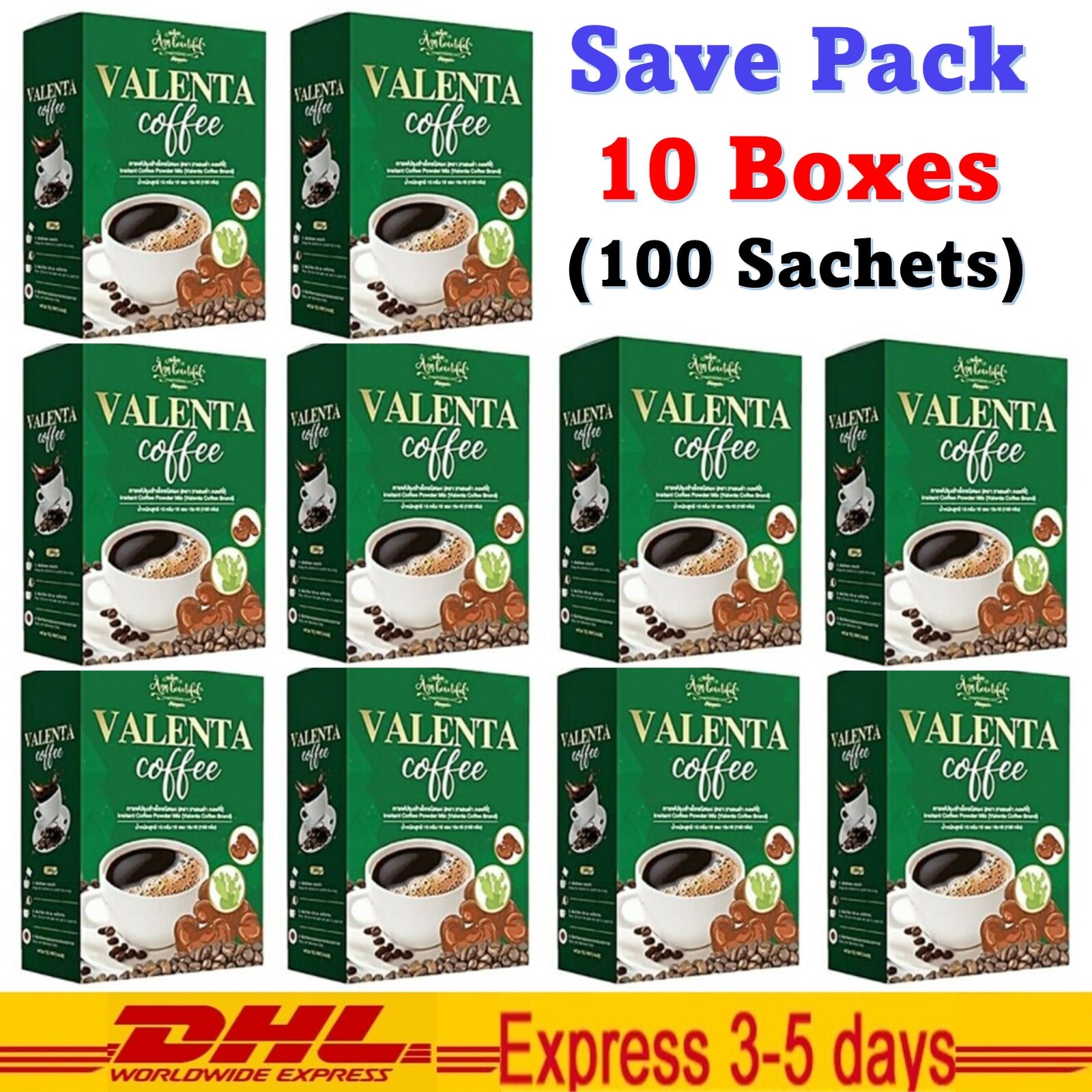 10 x Valenta Coffee Instant Powder Mix Weight Control Slim Fit Burn ...