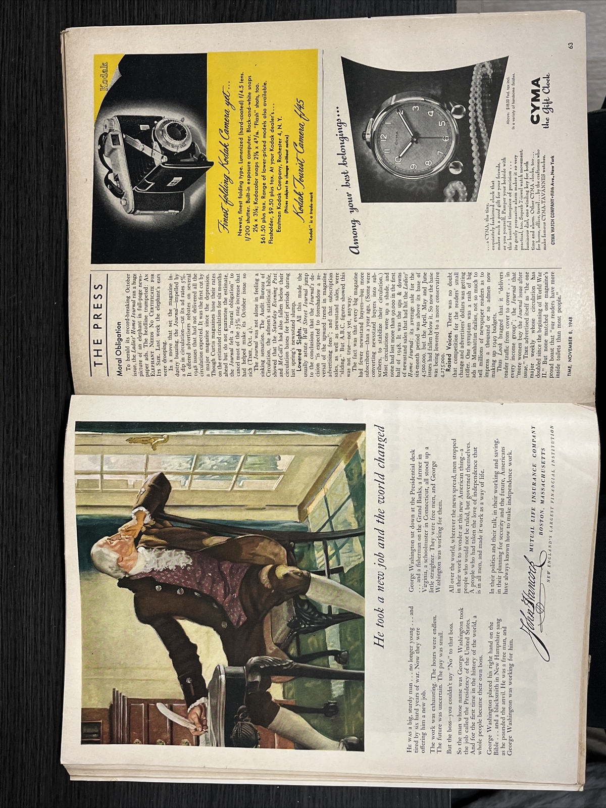 Time Magazine - November 8, 1948 - Physicist Oppenheimer | eBay
