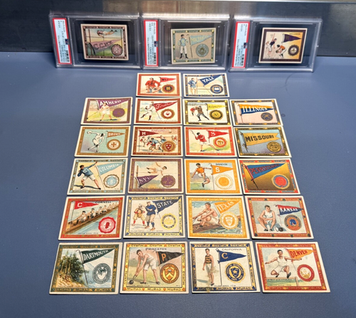 Full First Set Murad College Series Tobacco Cards 25 Williams PSA 4 ...