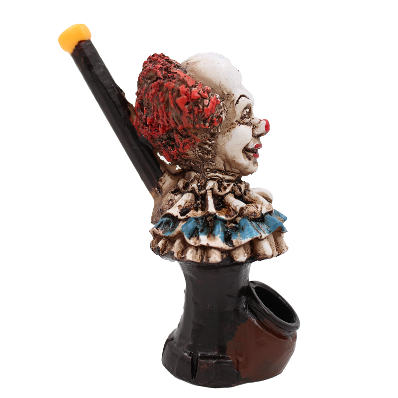 collectable Resin Sculpture clown smoking pipe. | eBay