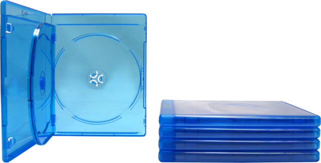 Square Deal Recordings & Supplies BR3R12BL DVD Case - Blue (5 Piece ...