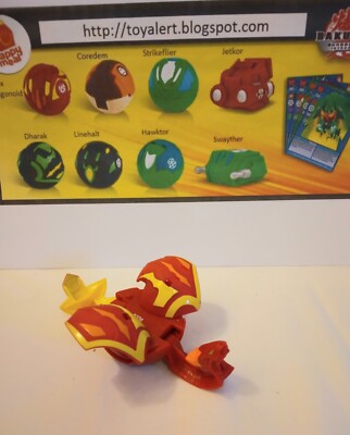 Bakugan Pyrus Dharak 820G McDonald's 2010 Gundalian Invaders | eBay