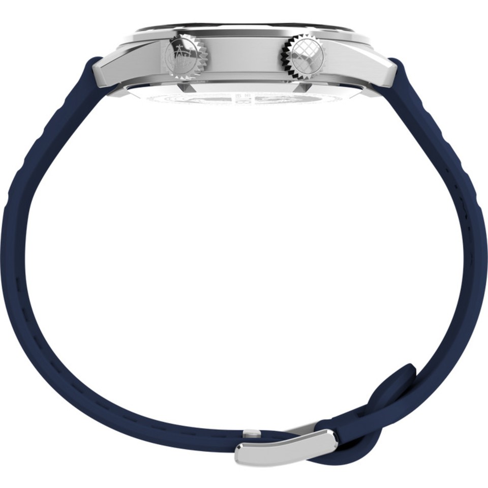 Timex Men's Watch The Waterbury Quartz Black and Red Dial Rubber Strap TW2V73500 | eBay