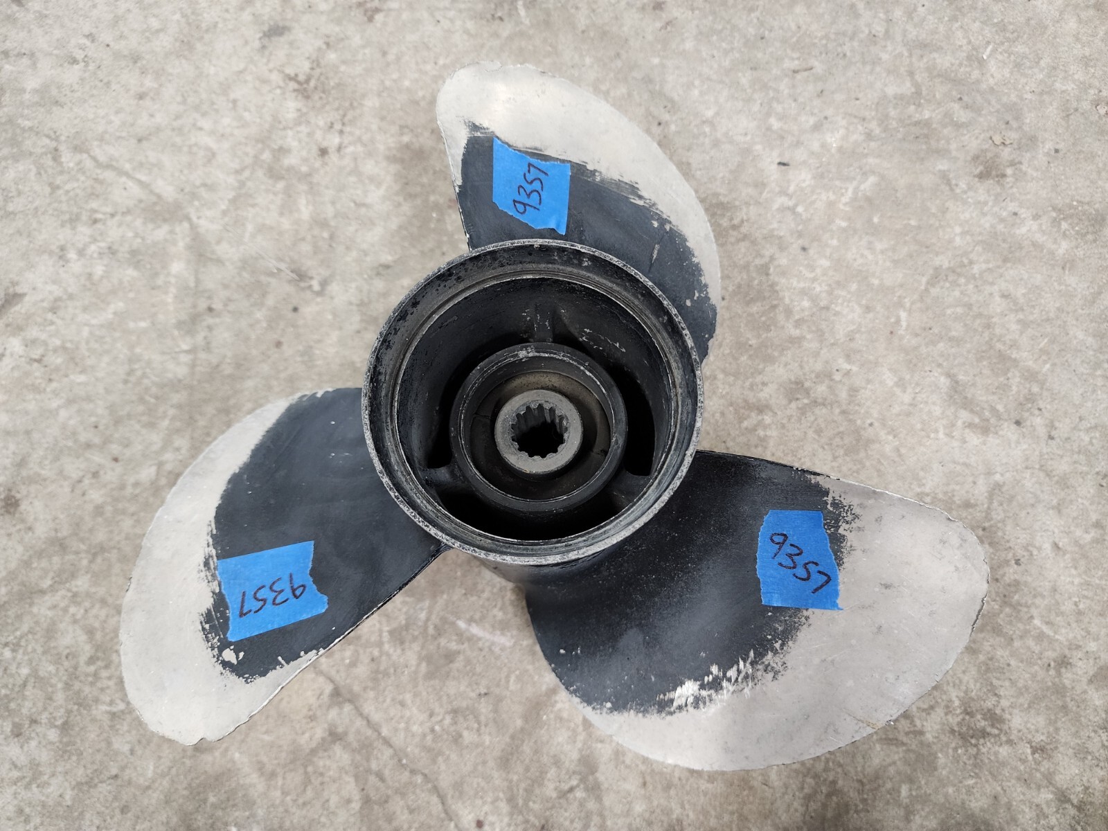 ALUMINUM 13 1/2" X 15P SUZUKI PROPELLER, V1500, 13 SPLINE HUB, P9357 | eBay