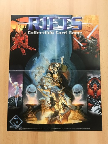 2001 Palladium Rifts Collectible Card Game Promo (Folded) Poster 16 1/4 ...