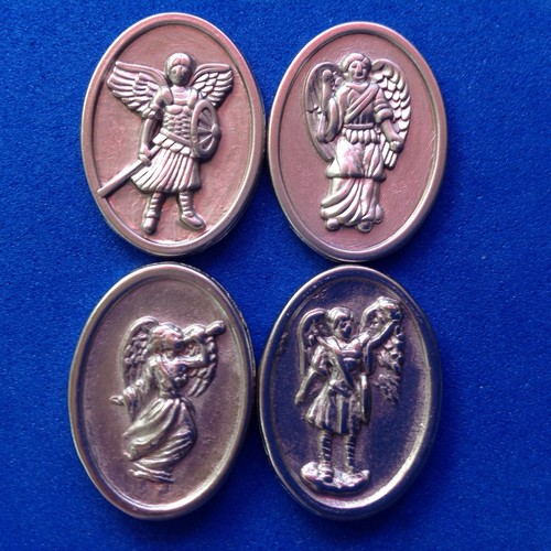 4 ARCHANGEL Pocket Token St Michael Raphael Gabriel Uriel Protection ...