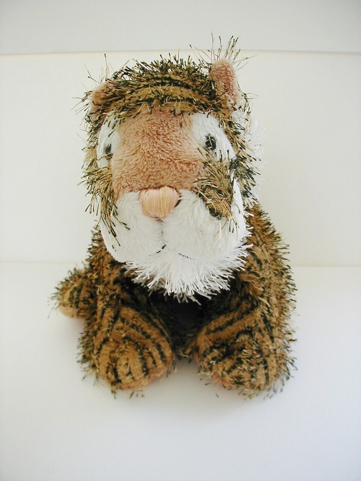 Ganz Plush Tiger HM032 7" Lil Kinz Lion HS006 5" No Codes Retired Toy ...