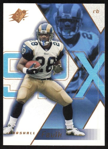 2000 SPx Marshall Faulk #70 St. Louis Rams | eBay