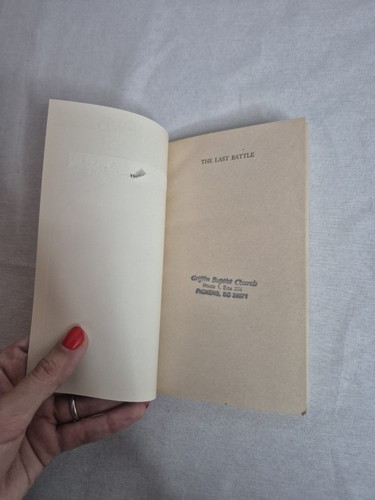 CS Lewis The Last Battle Book 7 Chronicles Of Narnia 1970 Collier ...