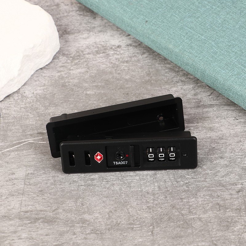Portable TSA Customs Code Lock PC Luggage Lock Built in Sunk Lock ...