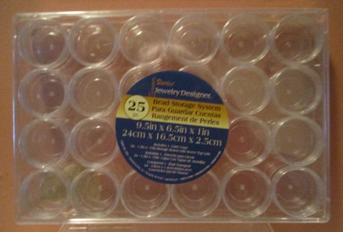 Darice 25 Bead/Craft Storage System plus Covered Tray | eBay