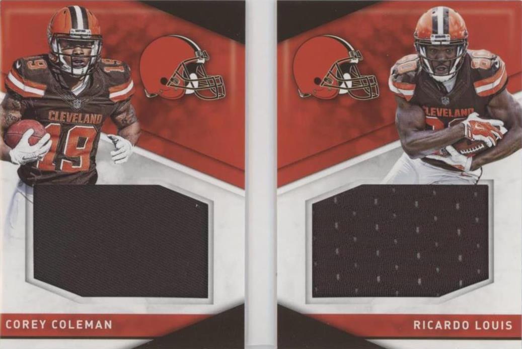 2016 Panini Preferred - Preferred Pairings Corey Coleman, Ricardo Louis ...