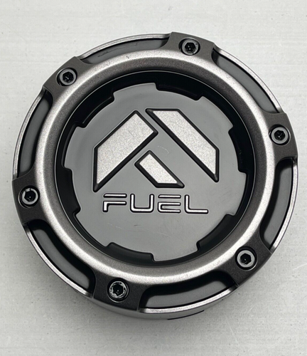 *USED Fuel Matte Black/Gun Metal Snap In Wheel Center Cap 1005-50SGD | eBay