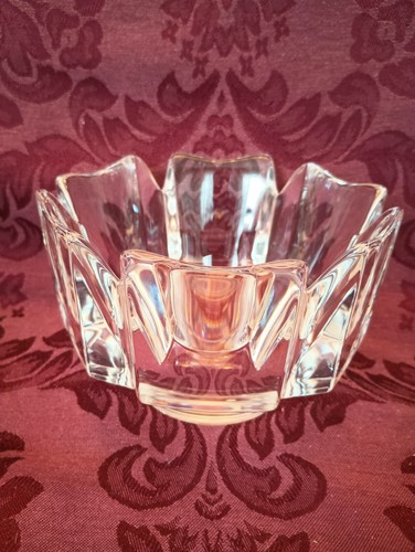 Orrefors Corona Crystal 6" Lars Hellsten LH4384-12 Bowl - Excellent! | eBay