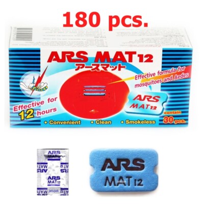 180 Tablet Mosquito Insect Repellent ARS Mat12 Refill Replace 12 Hours ...