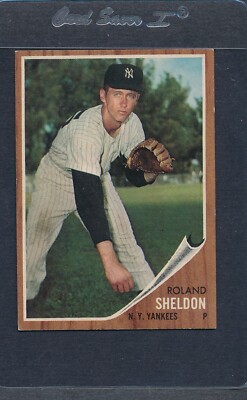 1962 Topps #185 Roland Sheldon Yankees EX *5348 | eBay