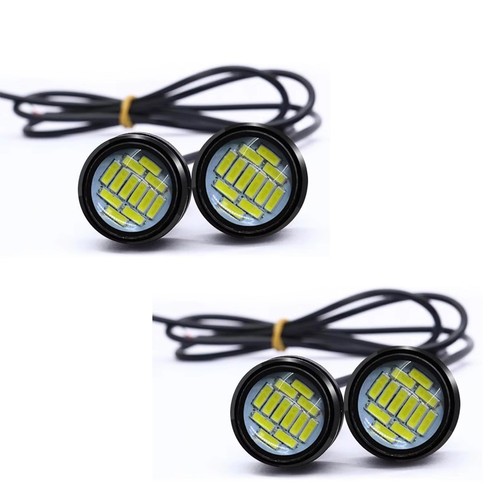 4pcs LED Car Lights 12V 15W Ice Blue Blue Yellow for Multiple Auto ...