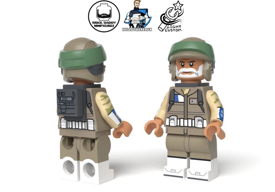 LEGO Light Customs GCC Endor Captain Rex Old Rebels Star Wars Camo ...