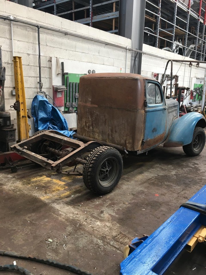 Humber Hawk 1948 Vintage Classic Car Project Custom Pick Up Truck Barn ...