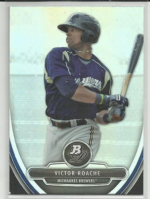 Victor Roache Milwaukee Brewers 2013 Bowman Platinum | eBay