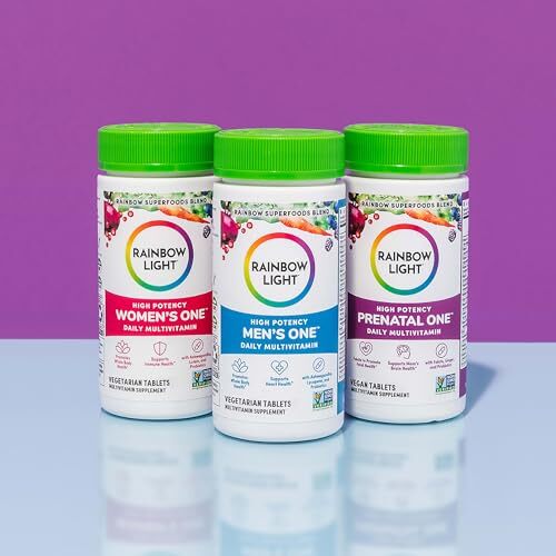 Rainbow Light Men's One High Potency Multivitamin 120 Count Non GMO ...
