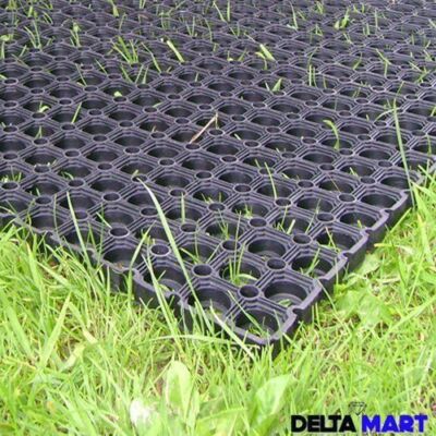 RUBBER GRASS MAT FLOOR PATHWAYS MATS GRASS PROTECTION 10.5m LONG ROLL1m ...