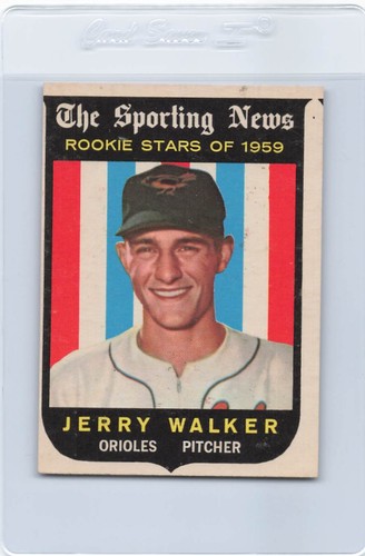 1959 Topps #144 Jerry Walker Orioles VG/EX *6693 | eBay