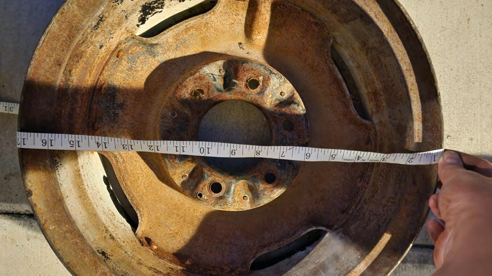 Vintage SPLIT RIM Steel Wheel 6 Lug GMC Chevrolet Trucks | eBay