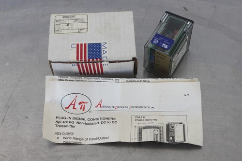 ABSOLUTE PROCESS INSTRUMENTS API-4010-G RELAY THERMOCOUPLE TRANSMITTER NEW | eBay