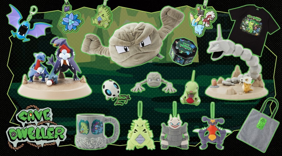 Pokemon Center Original CAVE DWELLER Evolution plush Geodude Golem ...