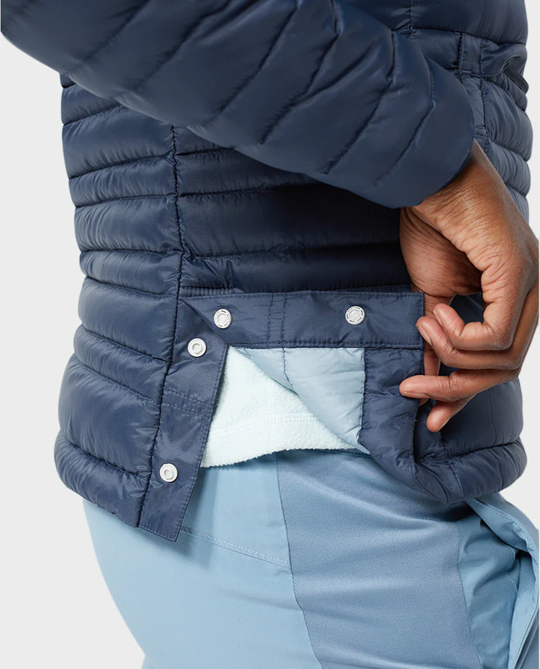 Stio Pinion 800 Down Pullover Puffer Jacket Mountain Shadow Women's ...