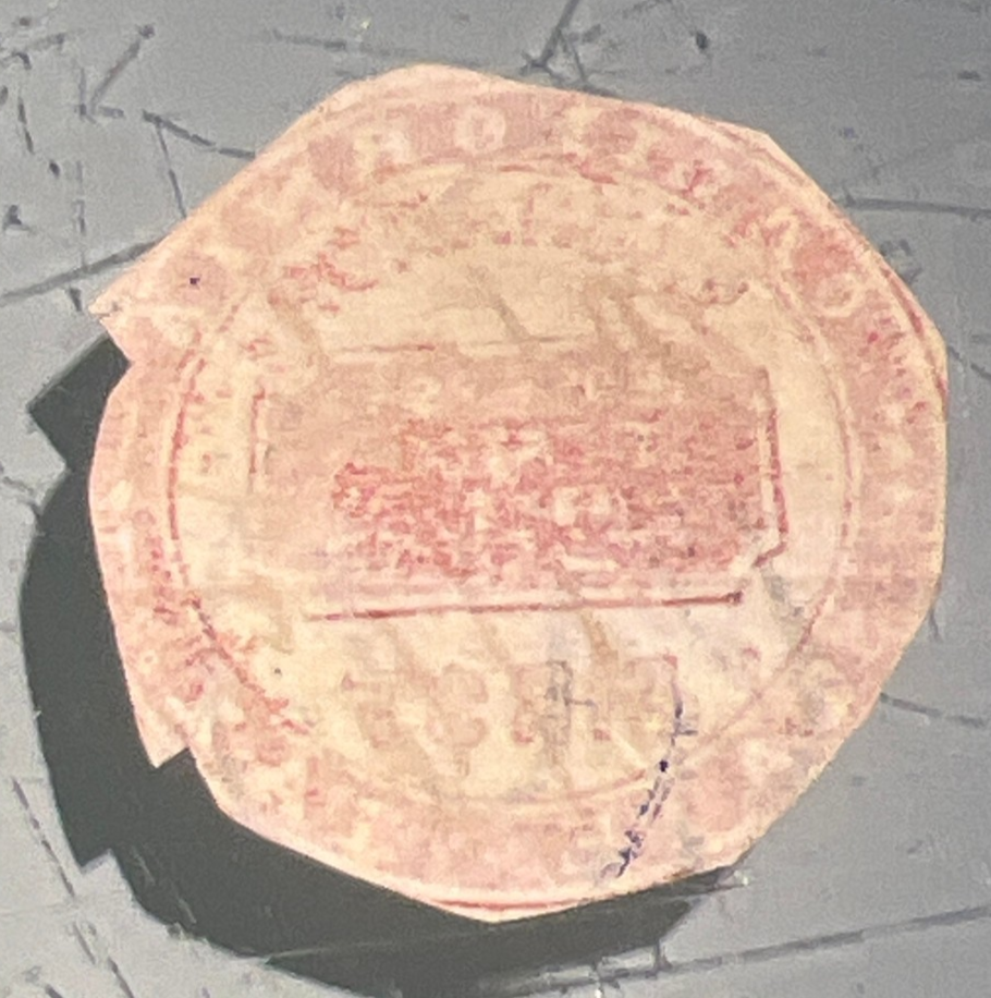 California State Revenue Stamp 20¢ Exchange Tax – Cut to Shape – Used c ...