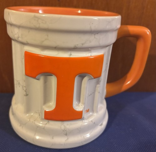University of Tennessee Coffee Mug - Vintage - Ceramic Faux Marble ...