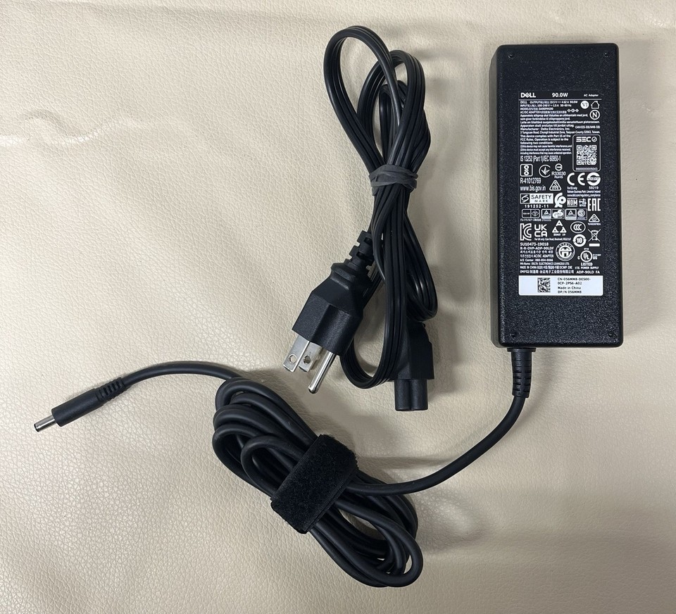 Lot of 5 Original AC Adapter Charger for Dell 90W Latitude Small Tip 4 ...