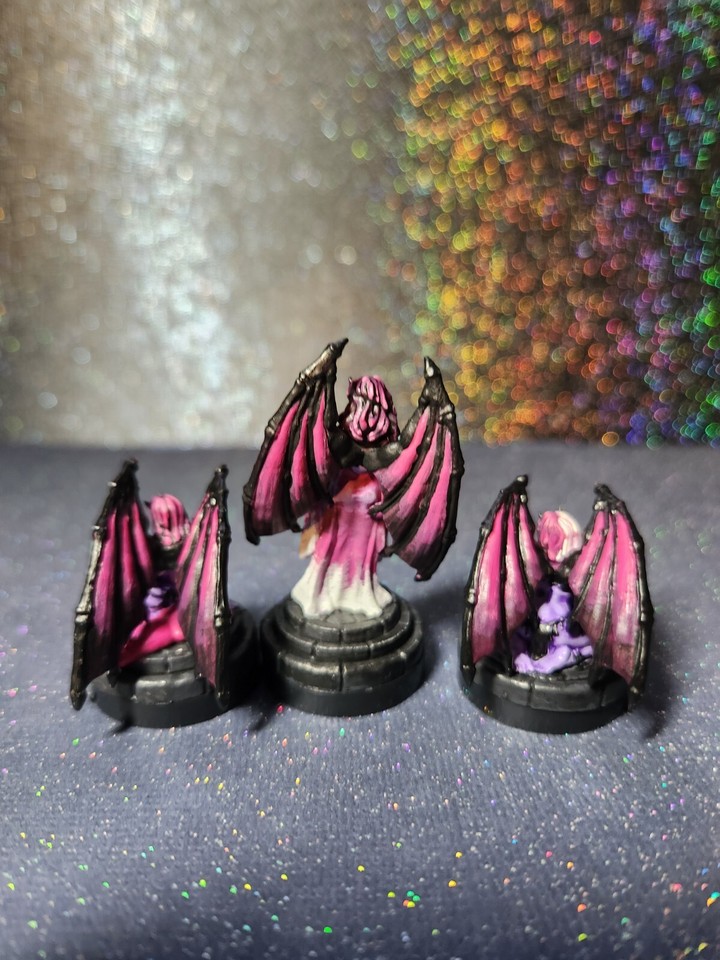 Hand Painted Reaper Bones 3 Demonic Temptation Succubi Miniatures | eBay