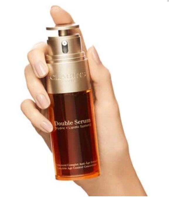 50 ml. Clarins Double Serum (hydric + Lipidic System) Age Control ...