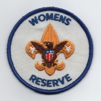 Womens Reserve Position Patch (1972-77), White Bkgd., Clear Plastic ...