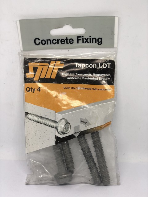 SPIT Tapcon M10 X 76mm LDT Hex Head Concrete Screws Brick Block Anchors ...