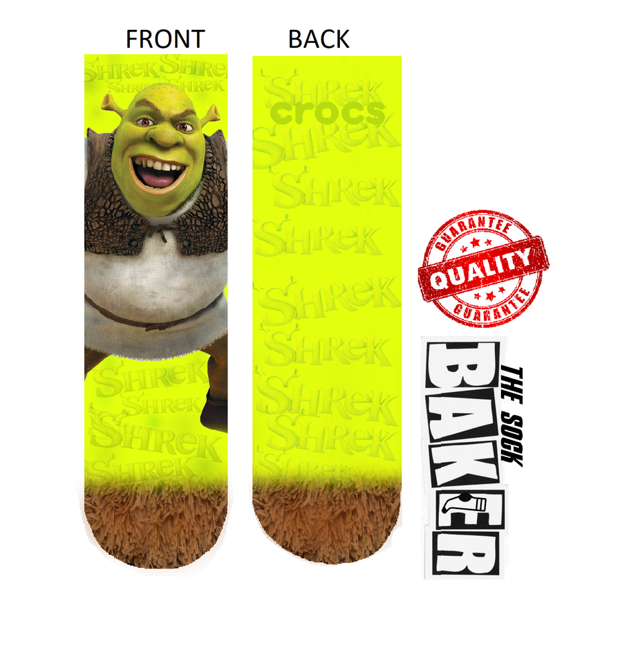 SHREK CROCS SOCKS | eBay
