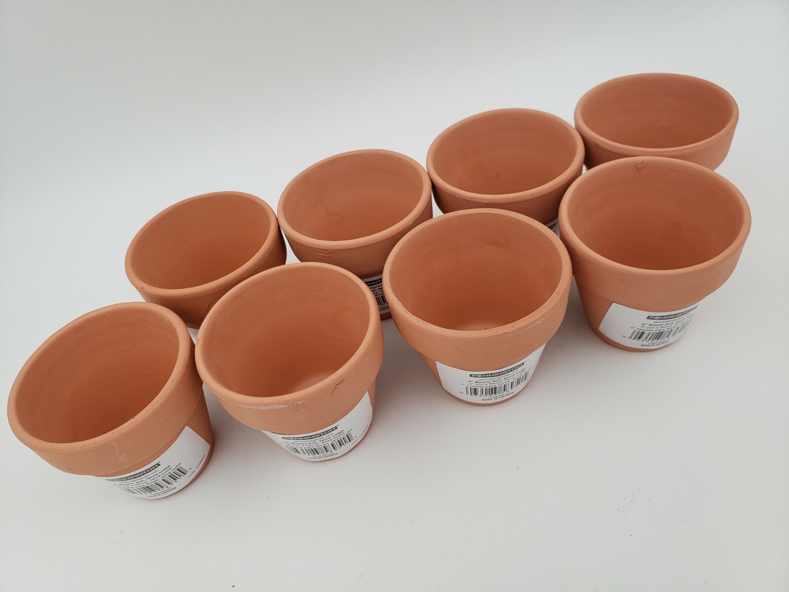 8 Pots Pennington Mini 2-Inch Flower Pots, Terra Cotta ☆ New, Free ...