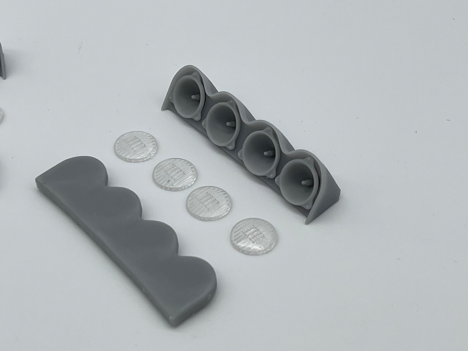 2X Pack Rally Car Bonnet Hood Light Pods Spotlights for WRC 1:24 1:12 1 ...