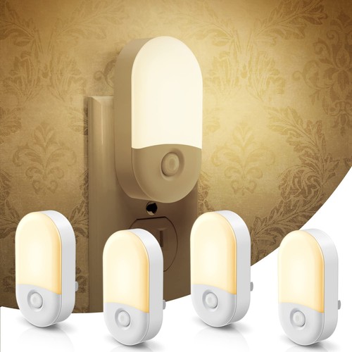 L LOHAS LED Night Lights Plug into Wall 4 Pack LED Night Light with ...