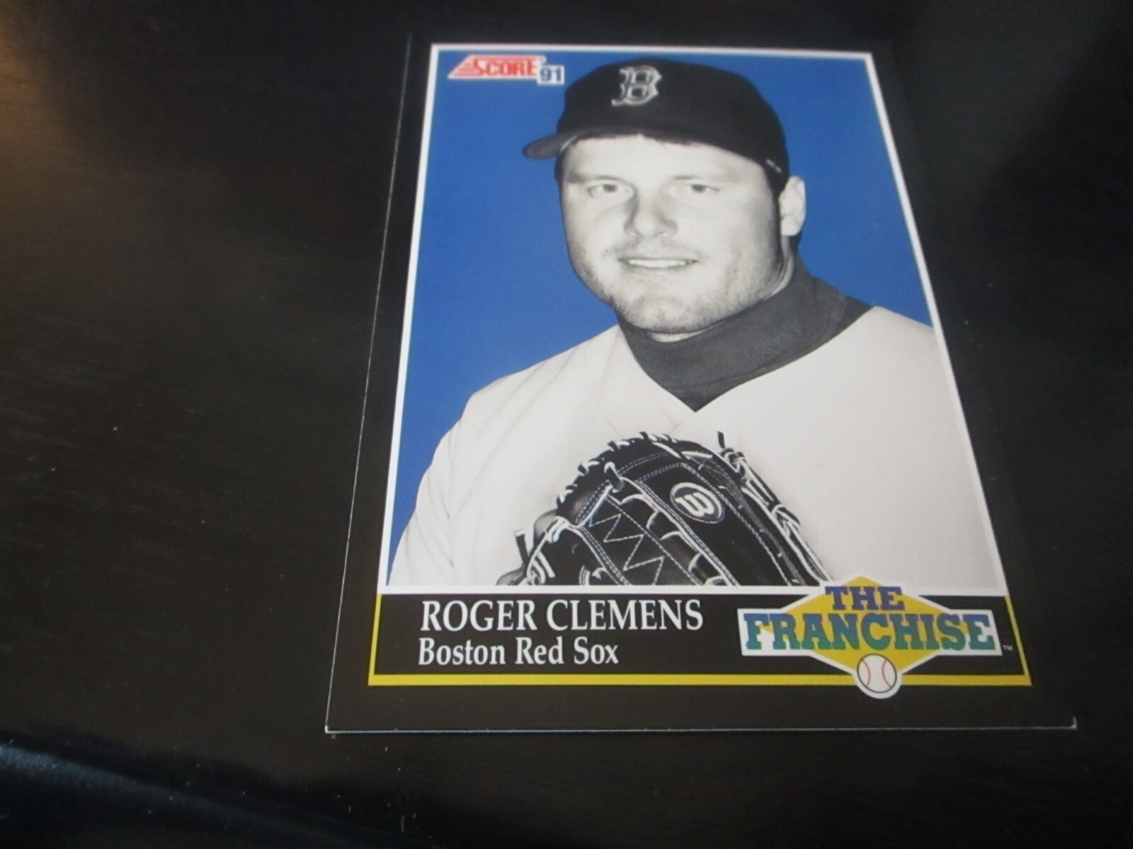 roger clemens (boston red sox - pitcher) 1991 score THE FRANCHISE CARD ...